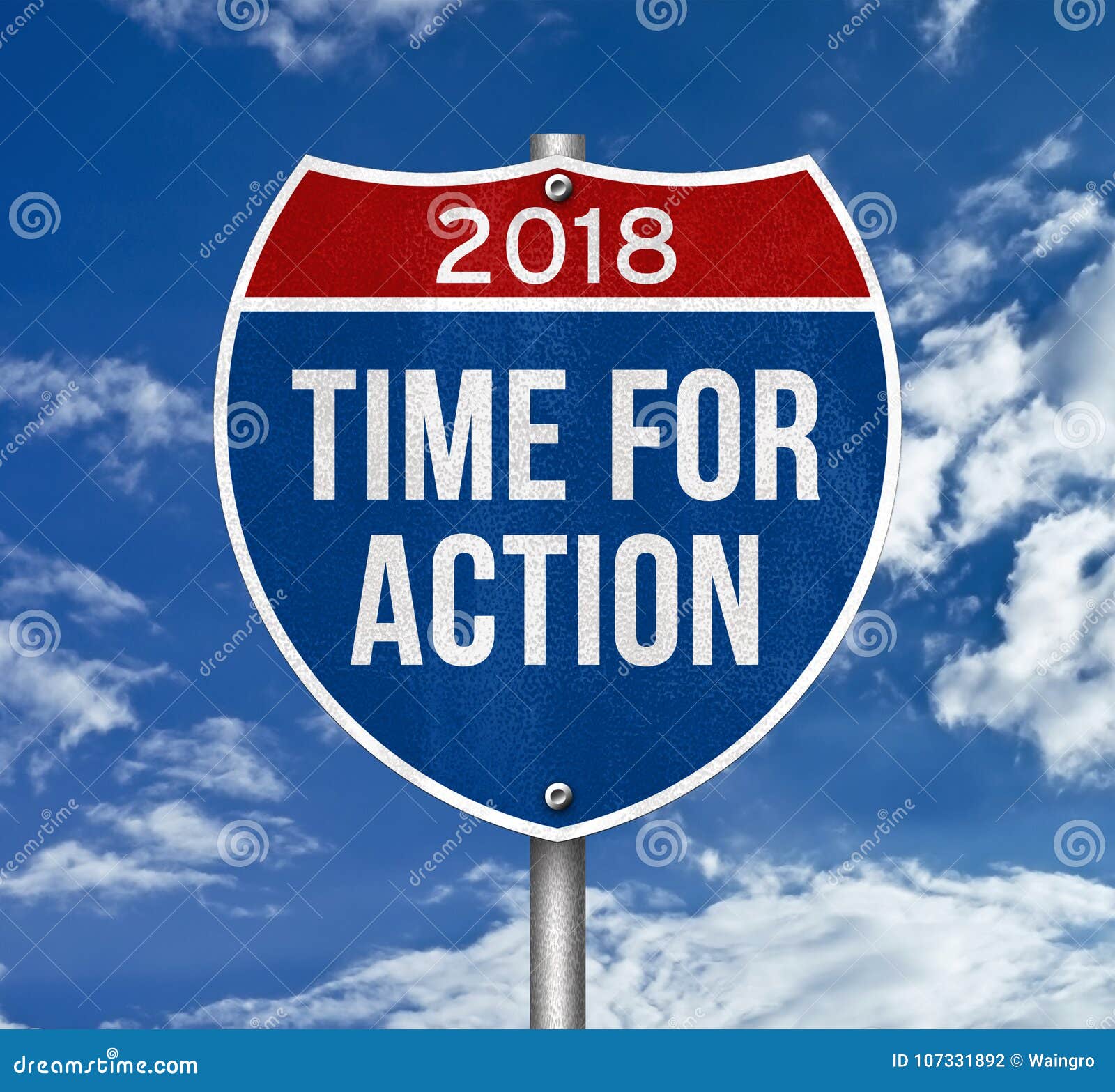 Time for action stock illustration. Illustration of process - 107331892