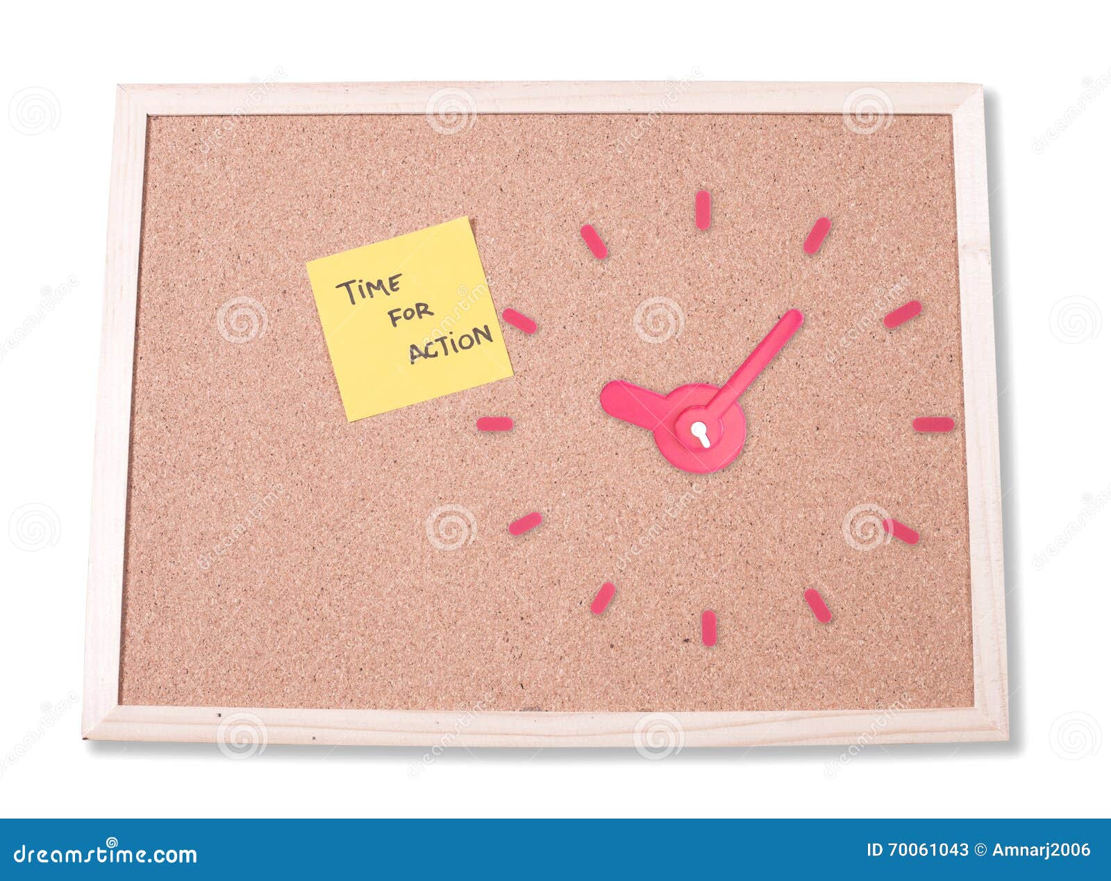 Time for Action.written on an Yellow Sticky Note Stock Image - Image of ...