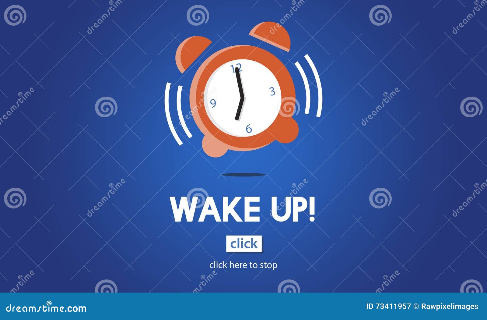 Time Alarm Deadline Countdown Concept Stock Illustration - Illustration ...