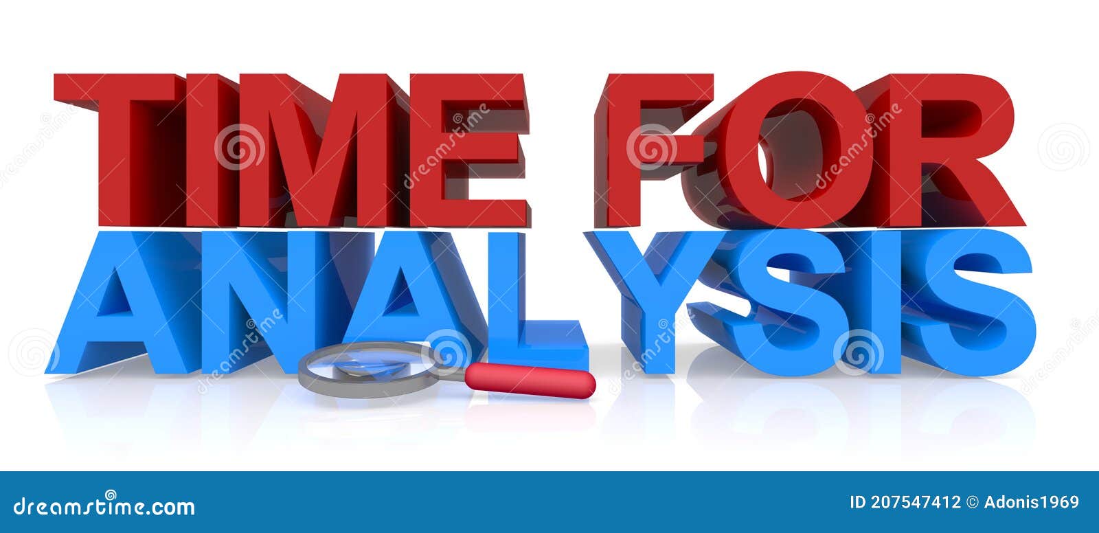 Time for analysis on white stock illustration. Illustration of quality ...