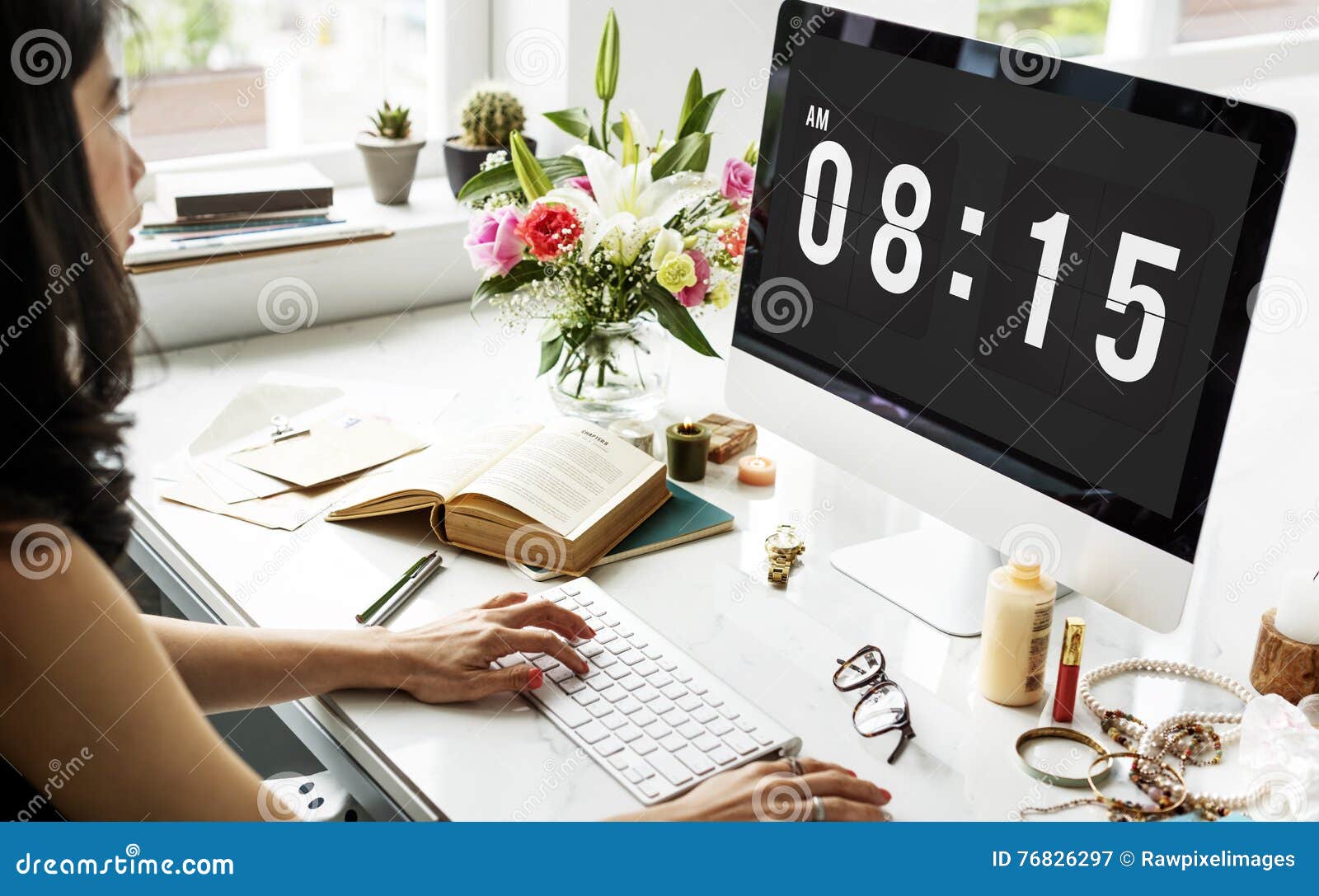 Time Appointment Schedule Punctual Graphic Concept Stock Image - Image ...