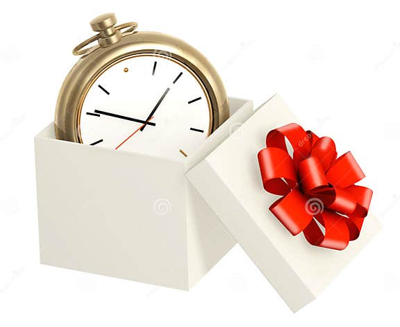 Time as a gift stock illustration. Illustration of single - 18457885