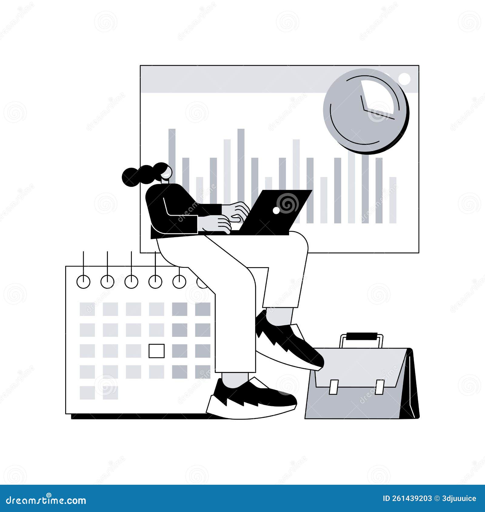 Time and Attendance Tracking System Abstract Concept Vector ... Time and Attendance Tracking System Abstract Concept Vector ...