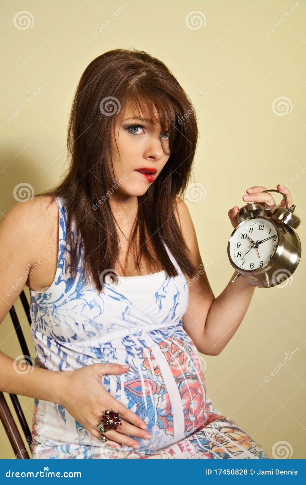 Time for Baby stock photo. Image of person, mother, clock - 17450828