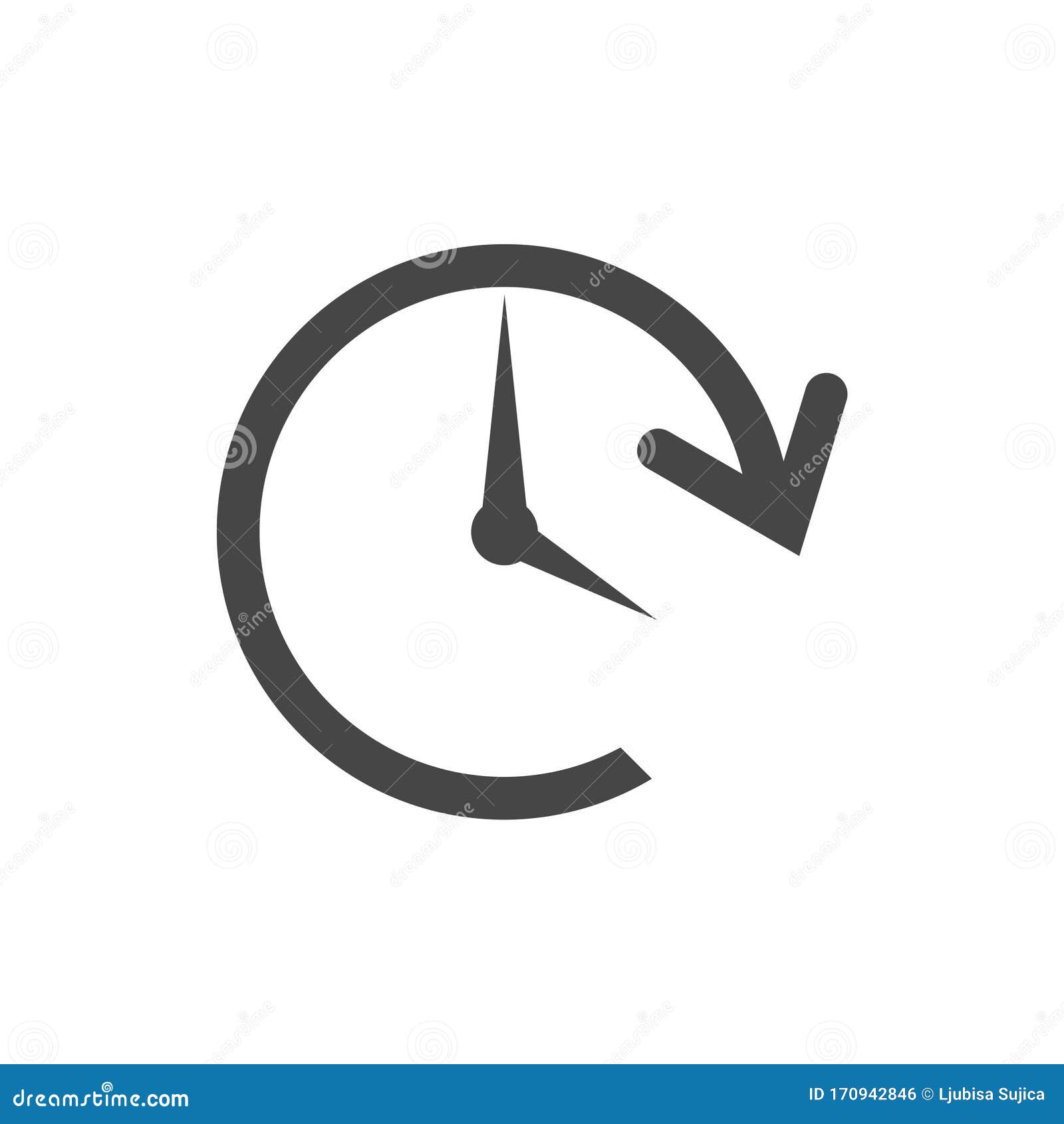 Time Back Icon, History Icon Stock Vector - Illustration of back ...