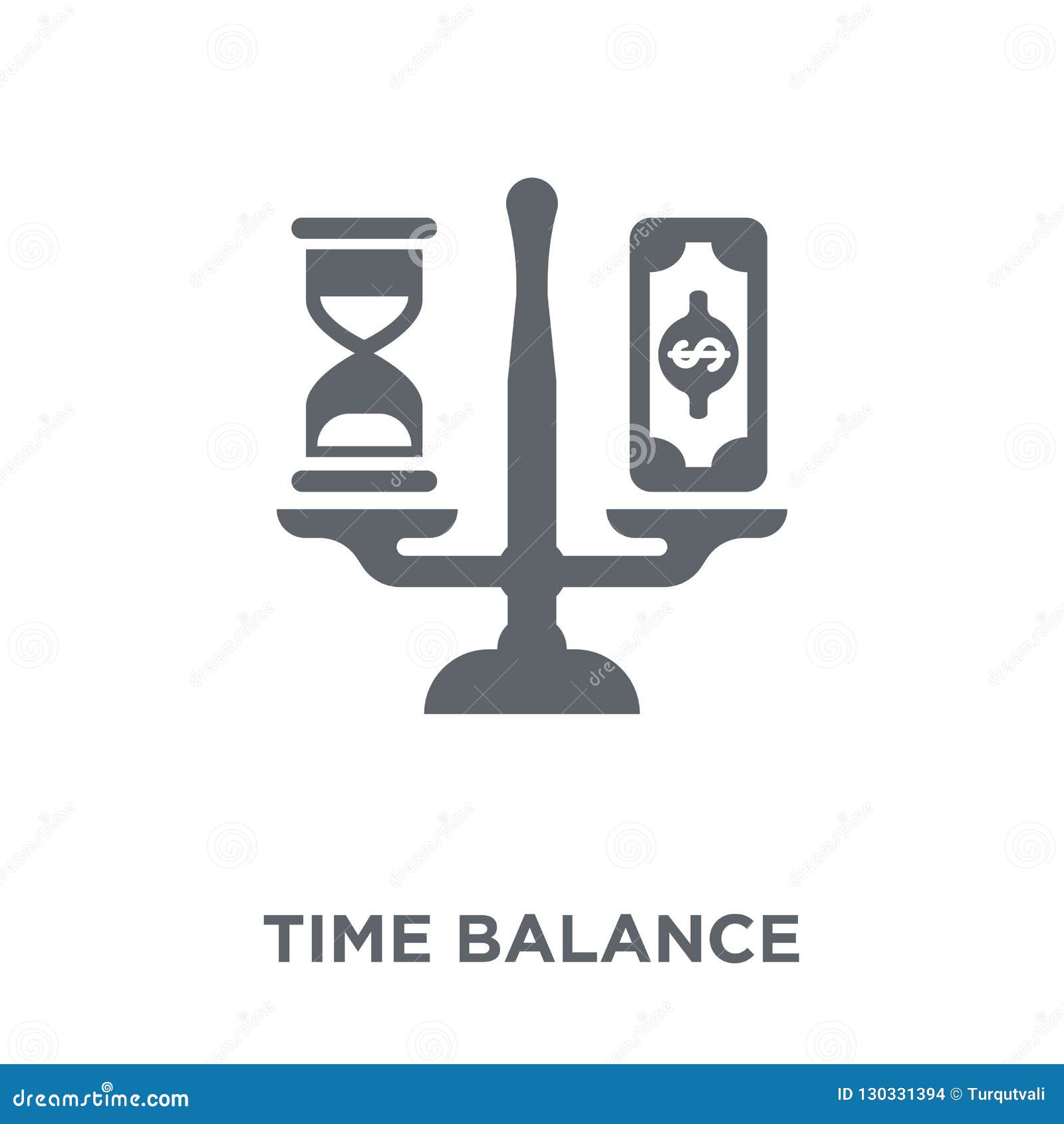 Time Balance Icon From Time Managemnet Collection. Vector Illustration ...