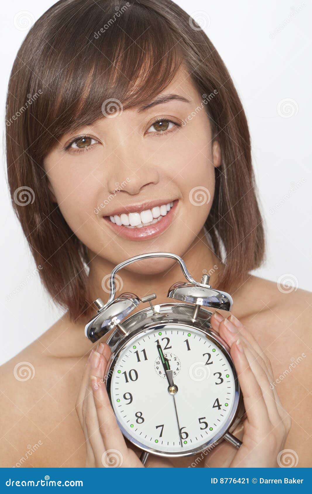 Time for Beauty stock image. Image of running, alarm, naked - 8776421