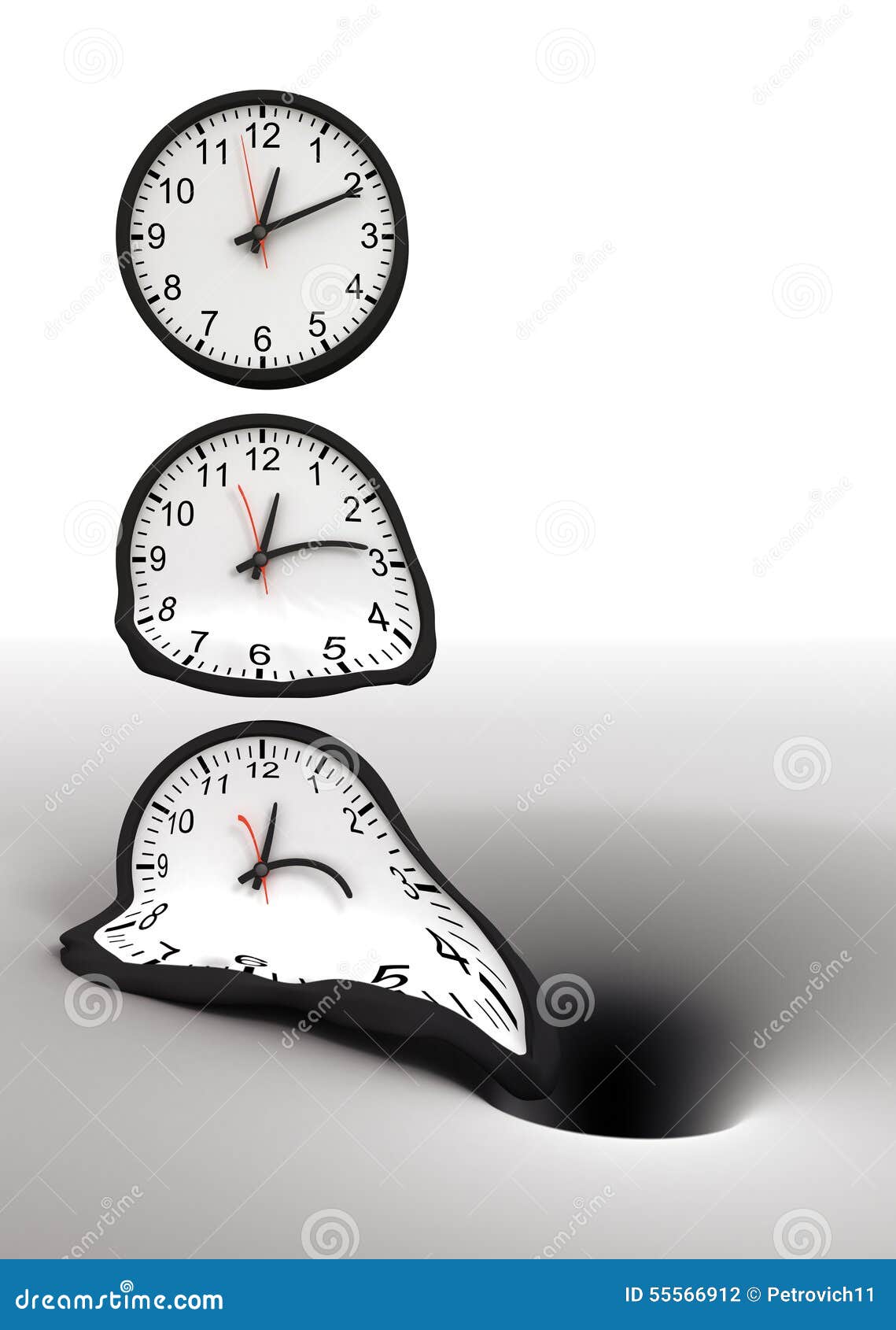 Time and black hole stock illustration. Illustration of motion - 55566912