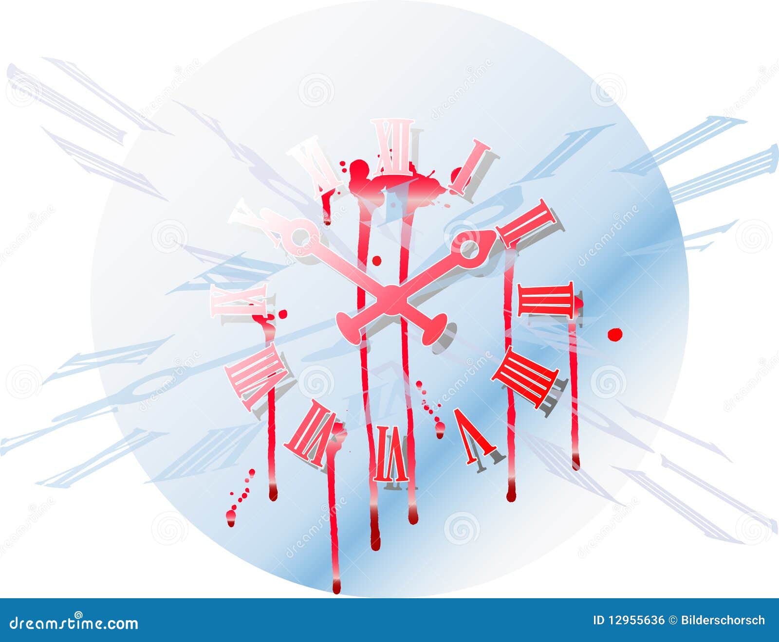 Time blood stock vector. Illustration of emotion, abstract - 12955636