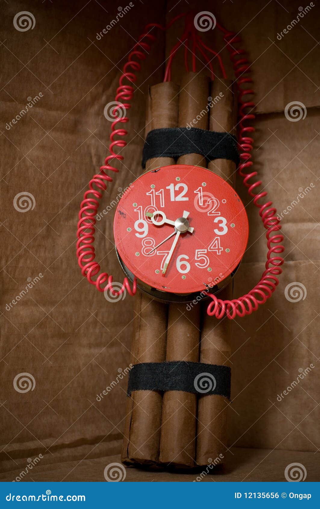 Time bomb stock photo. Image of timer, bomb, detonate - 12135656