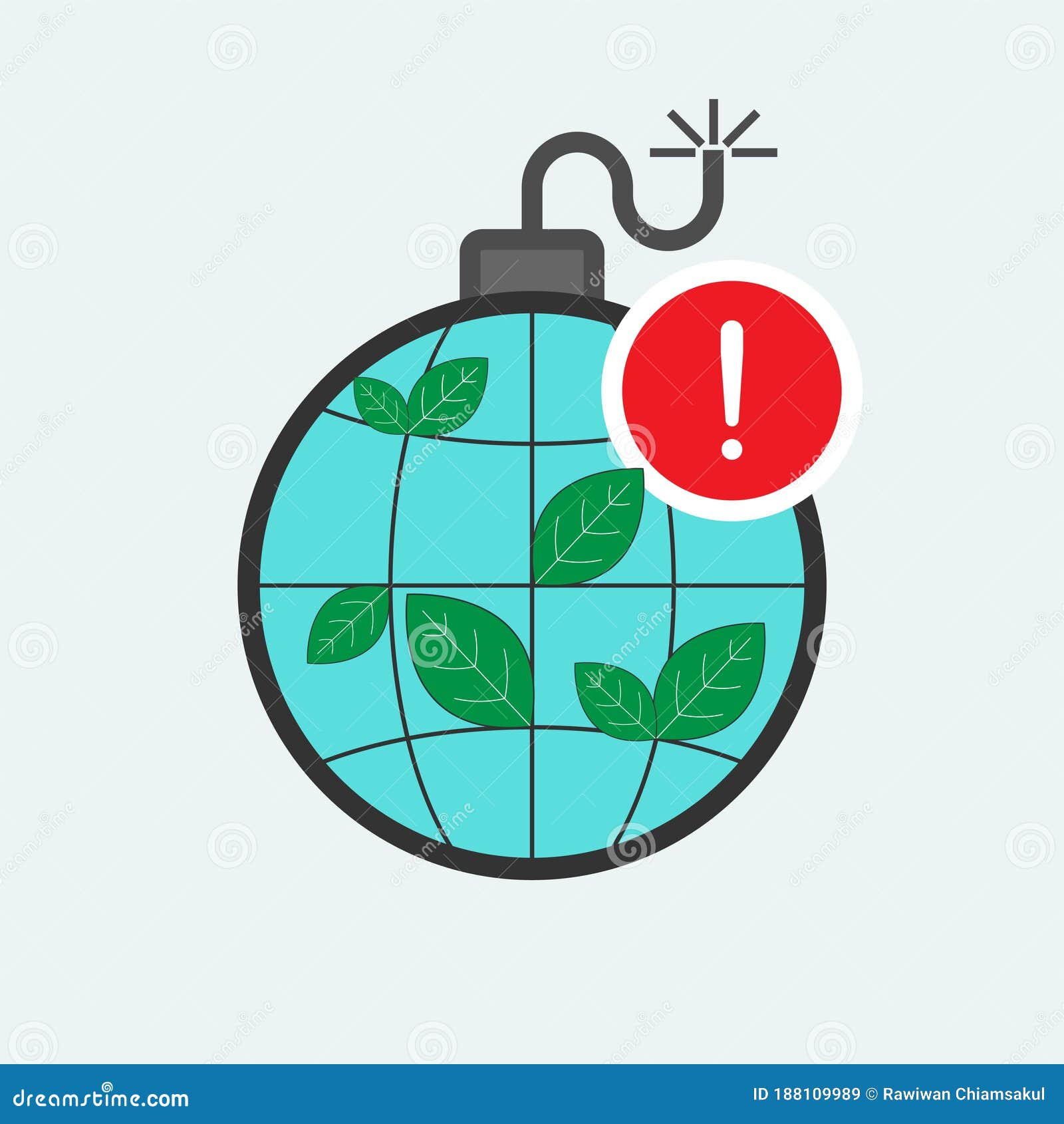 Environmental Risk 1 stock vector. Illustration of global - 188109989