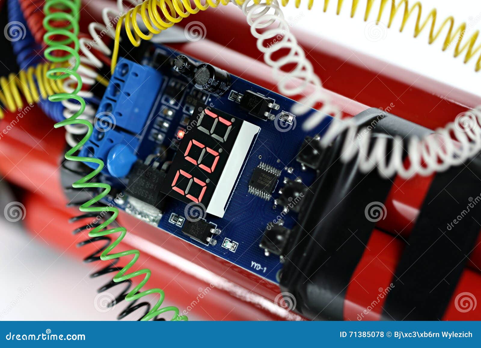 Time bomb stock photo. Image of detonator, fuse, crime - 71385078