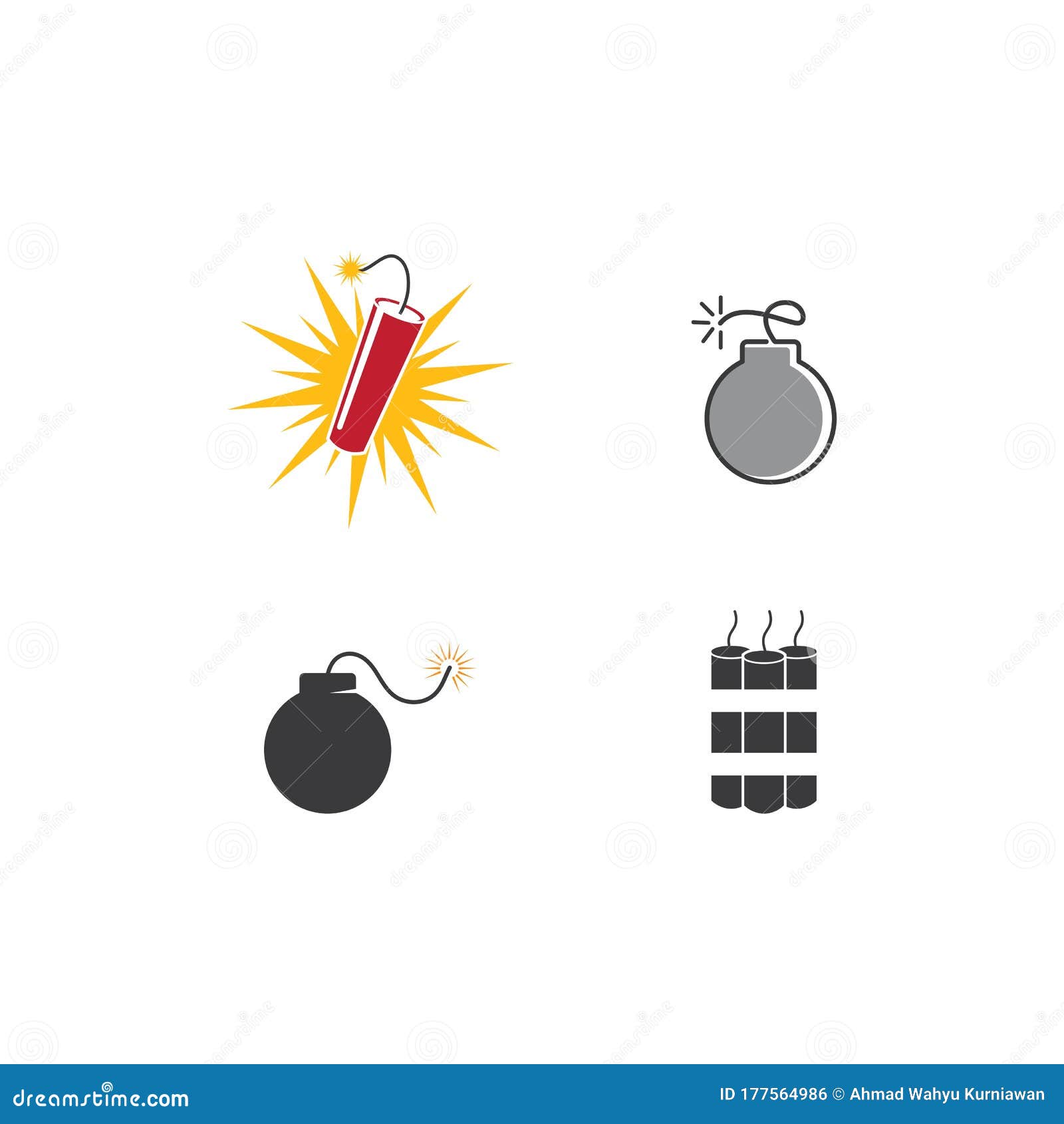 Time Bomb dynamite icon stock vector. Illustration of deadline - 177564986