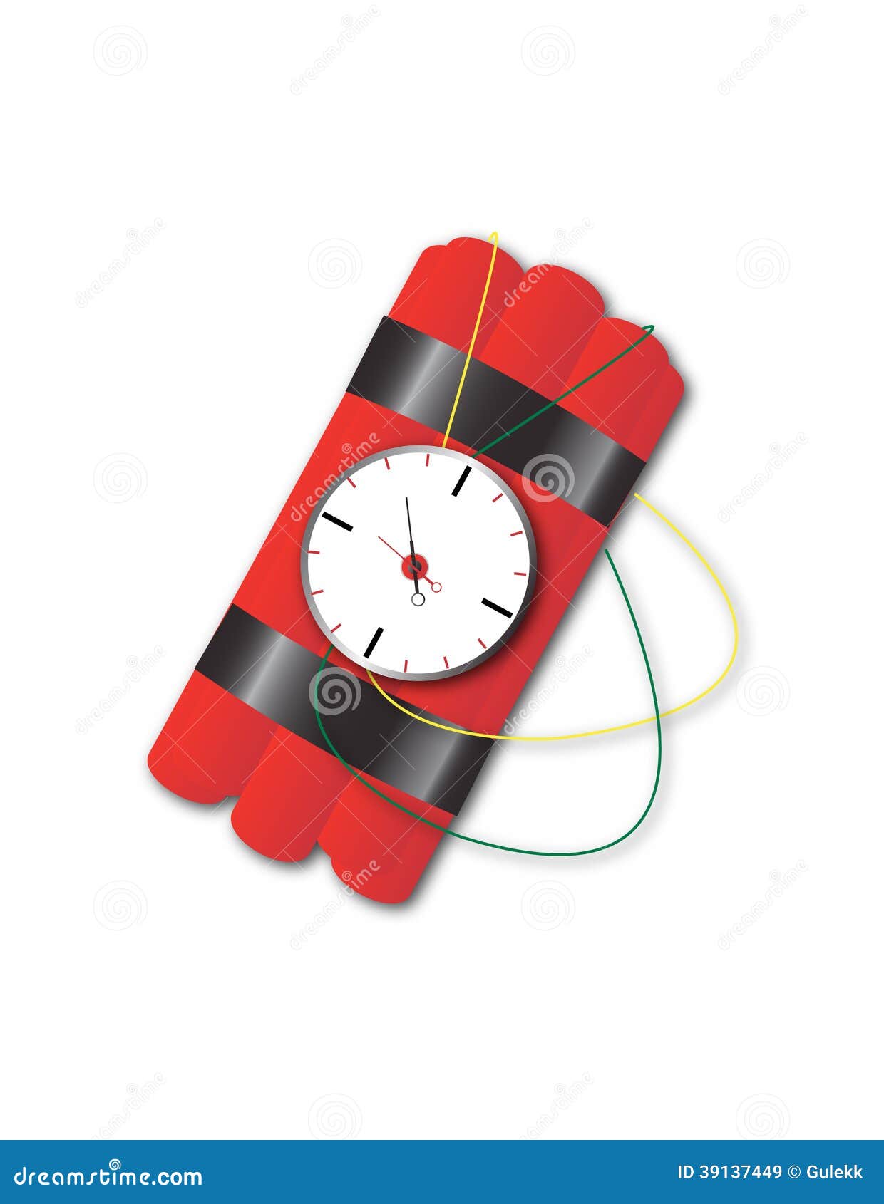 Time bomb stock illustration. Illustration of object - 39137449