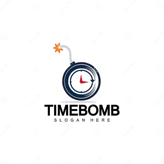 Time Bomb Logo Vector Icon Ilustration Design Template Stock Vector ...