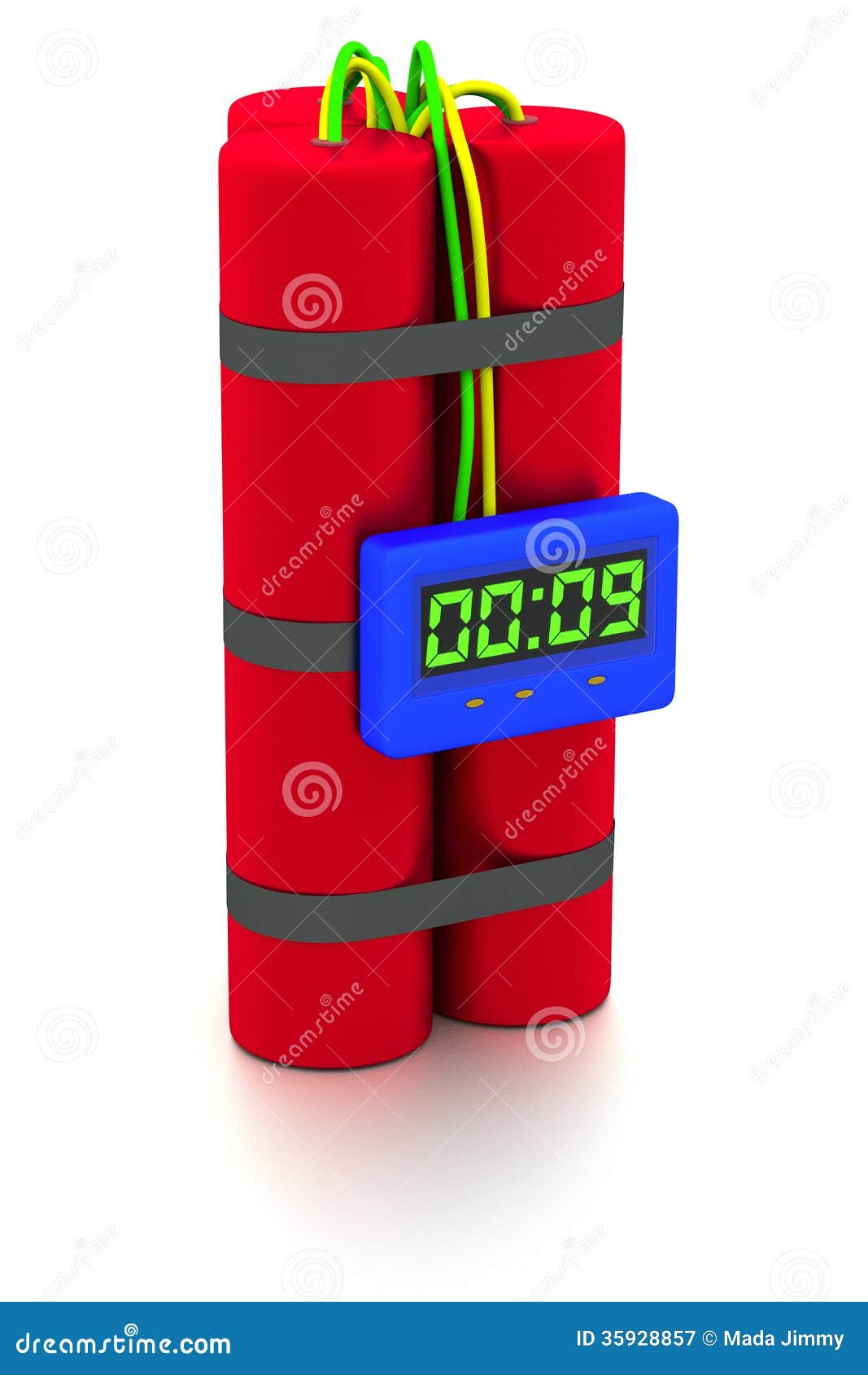 Time Bomb stock illustration. Illustration of time, warning - 35928857