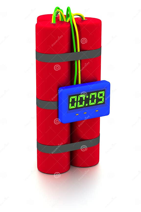 Time Bomb stock illustration. Illustration of time, warning - 35928857