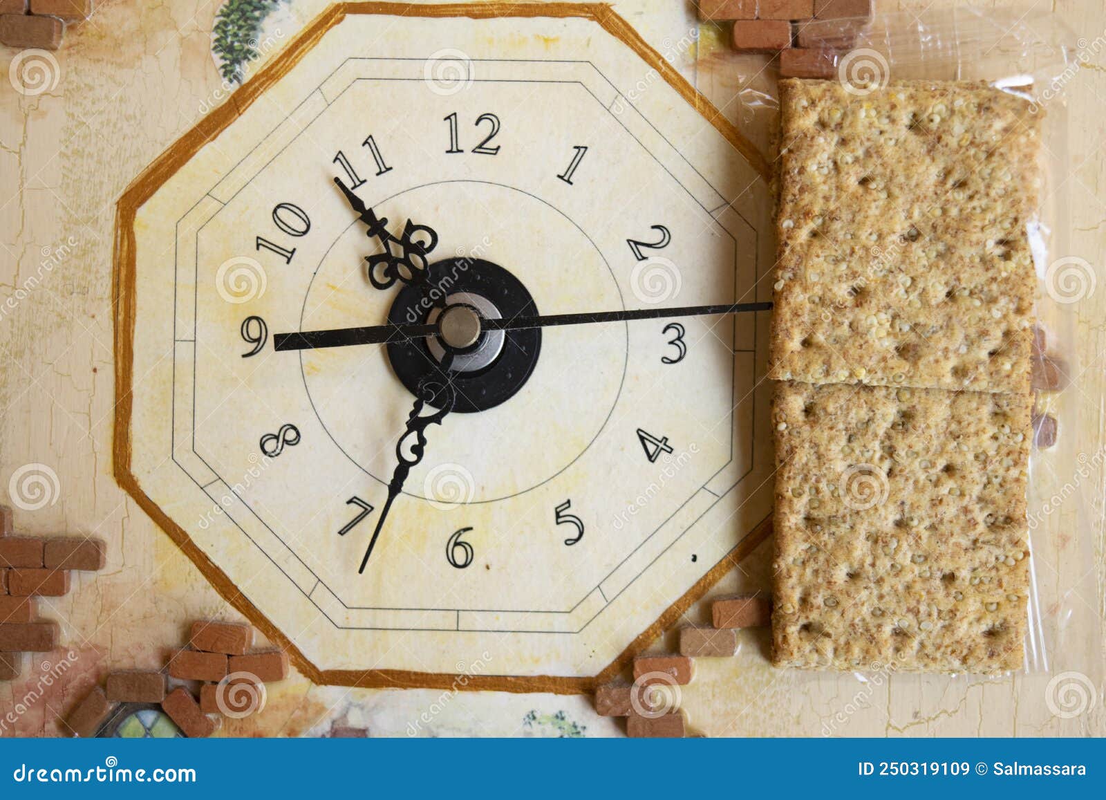 Time for a Break with a Crackers Pack Stock Image - Image of concept ...