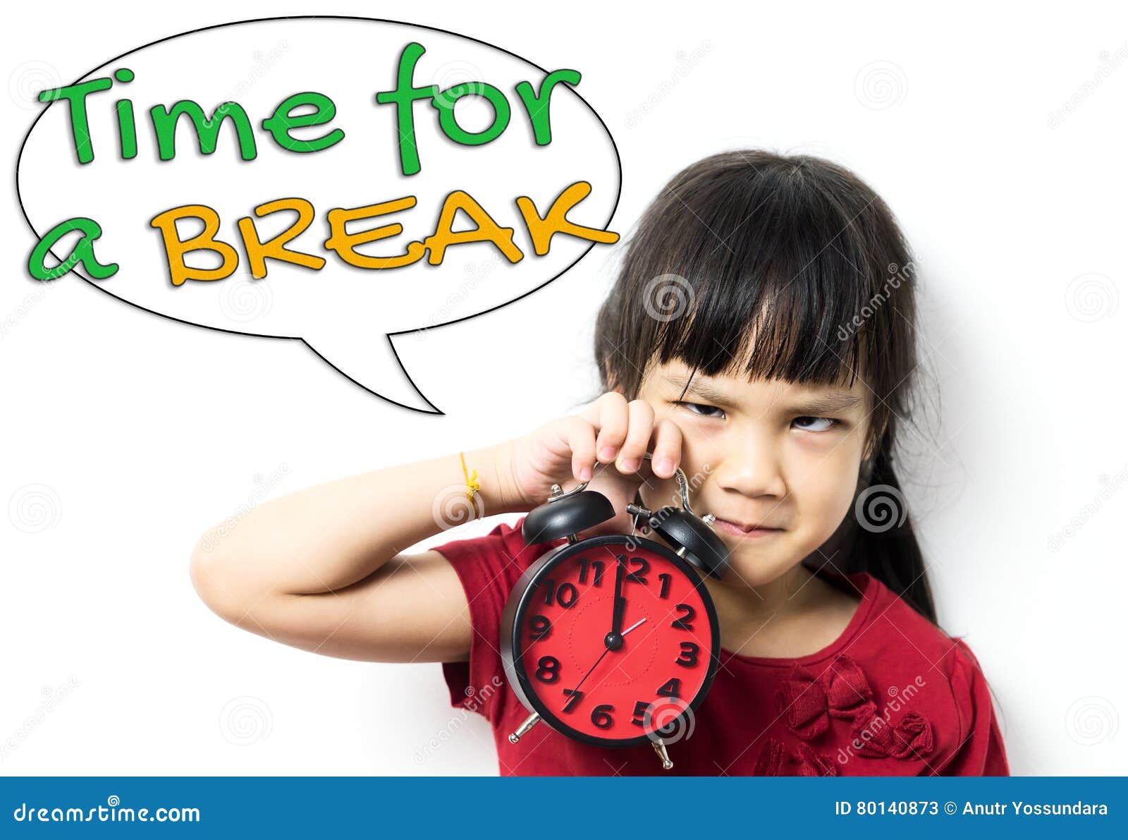 Time for a Break Educational Concept. Stock Image - Image of people ...