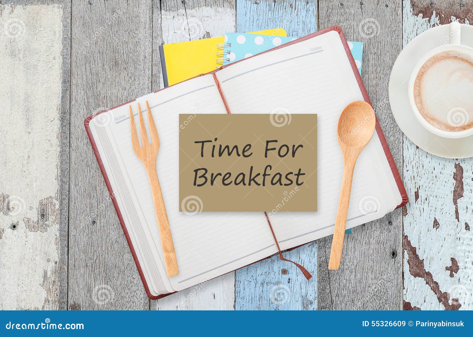 Time for breakfast stock image. Image of space, coffee - 55326609