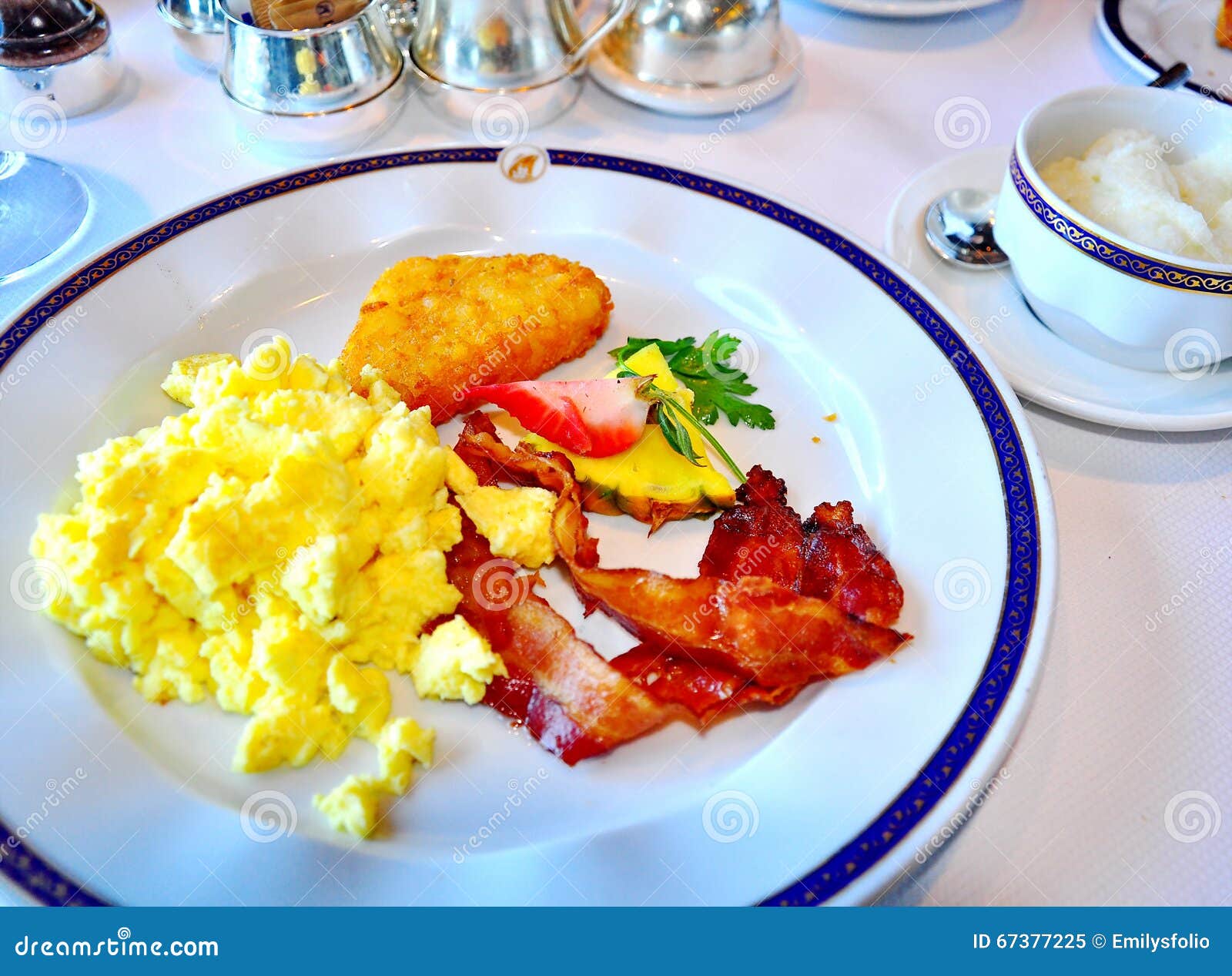 Time for Breakfast stock image. Image of hashbrown, yummy - 67377225