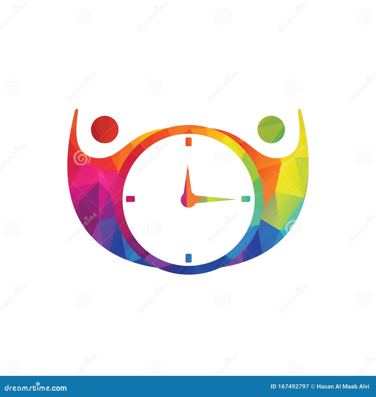 Time Care Logo Template Design Vector. Stock Vector - Illustration of ...