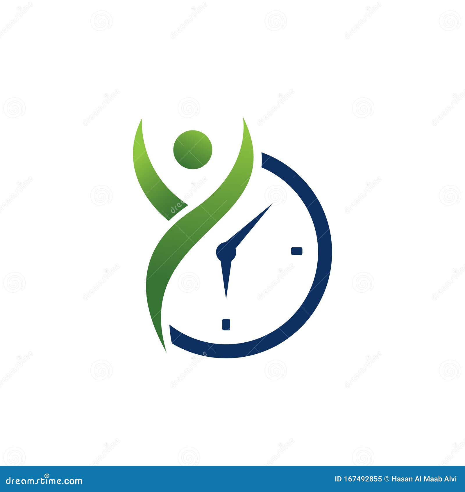 Time Care Logo Template Design Vector. Stock Vector - Illustration of ...