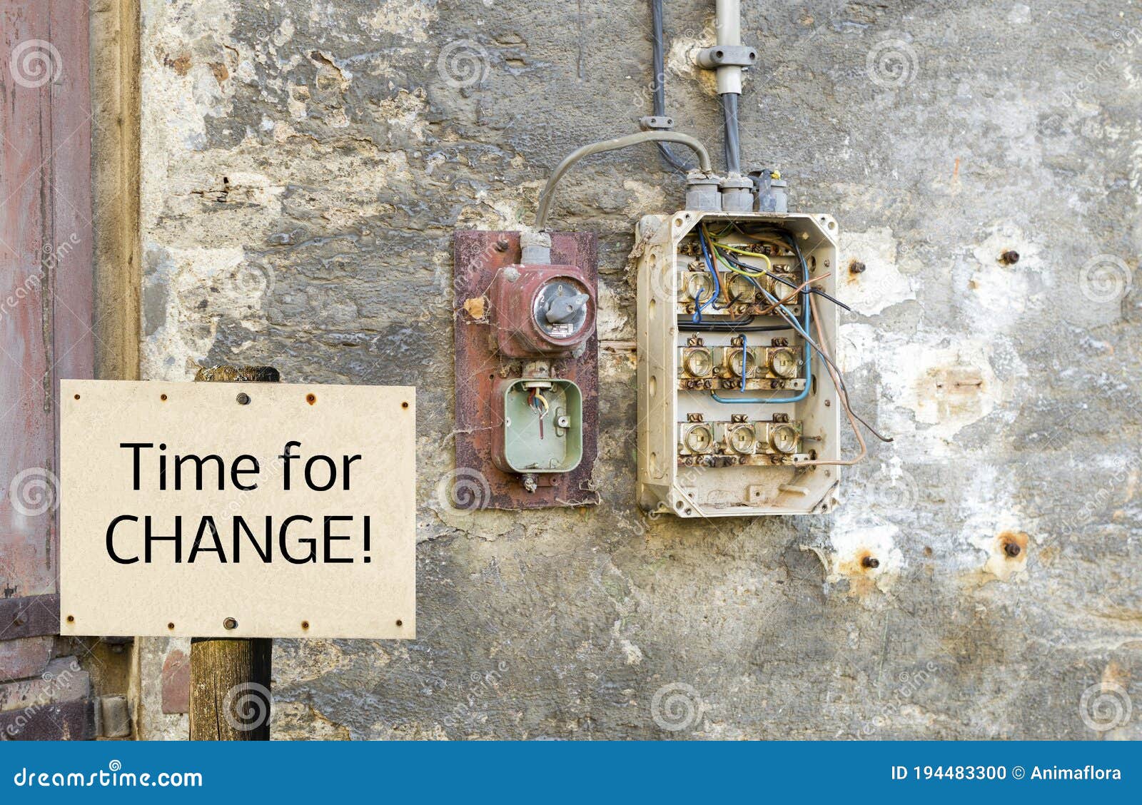 Time for Change Sign Symbolic Stock Photo - Image of decoration, work ...