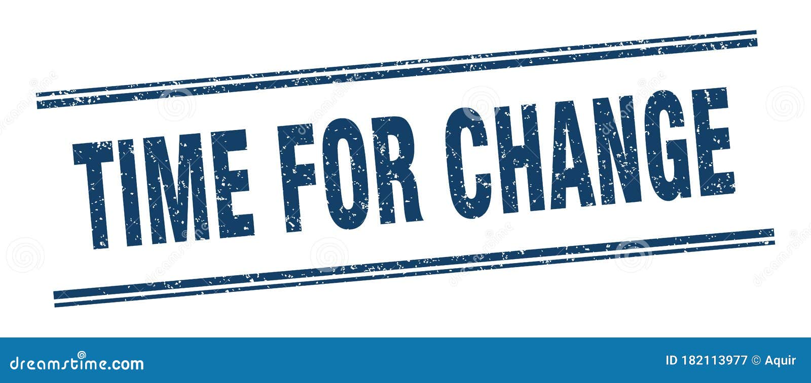 Time for Change Stamp. Time for Change Square Grunge Sign Stock Vector ...