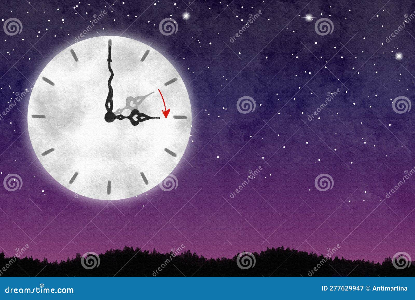 Time For Change. White Vector Clock With Motivational Slogan. Analog ...