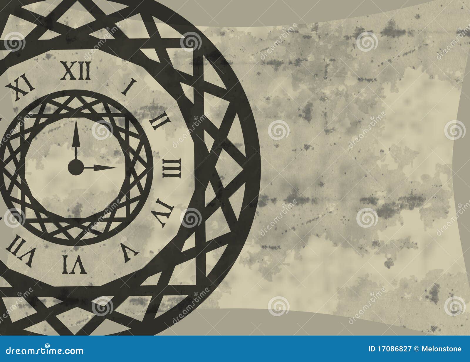 Time clock banner stock illustration. Illustration of card - 17086827