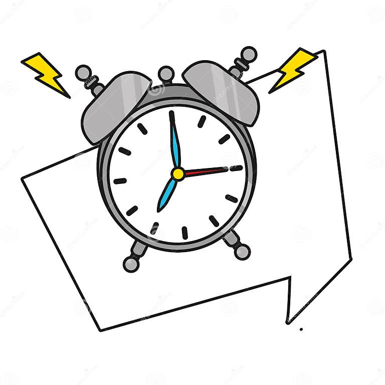 Time clock cartoon stock vector. Illustration of reminder - 142644898