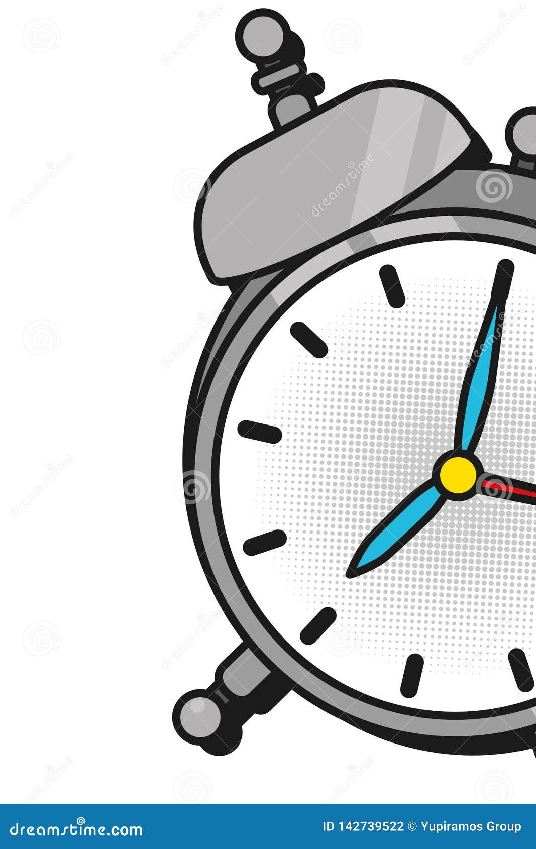 Time clock cartoon stock vector. Illustration of isolated - 142739522