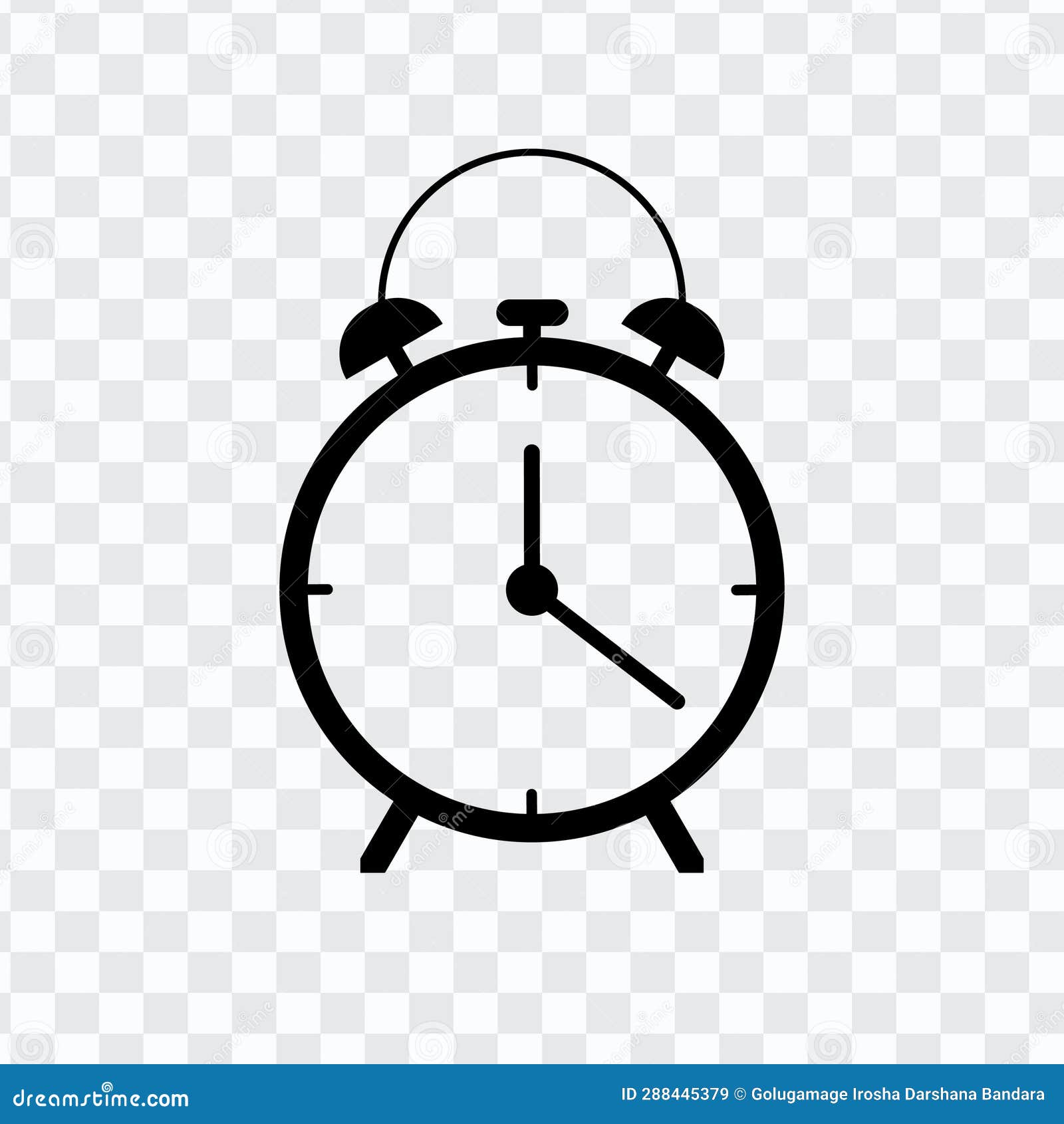 Time and clock icon. stock vector. Illustration of timer - 288445379