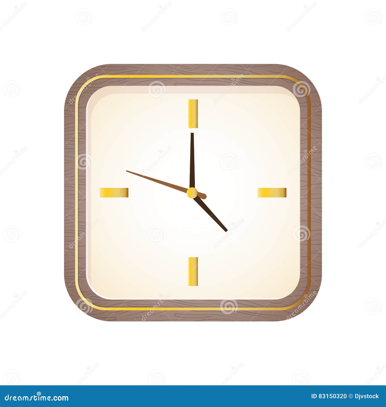 Time clock symbol stock illustration. Illustration of element - 83150320