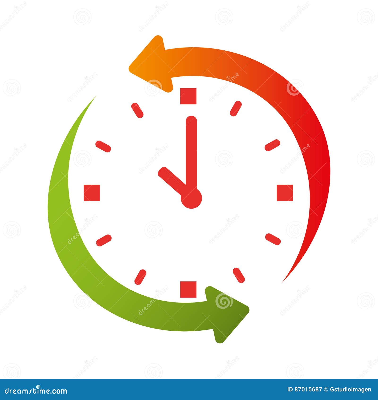 Time And Clock, 60 Seconds - Vector Illustration - Isolated On ... Time And Clock, 60 Seconds - Vector Illustration - Isolated On ...