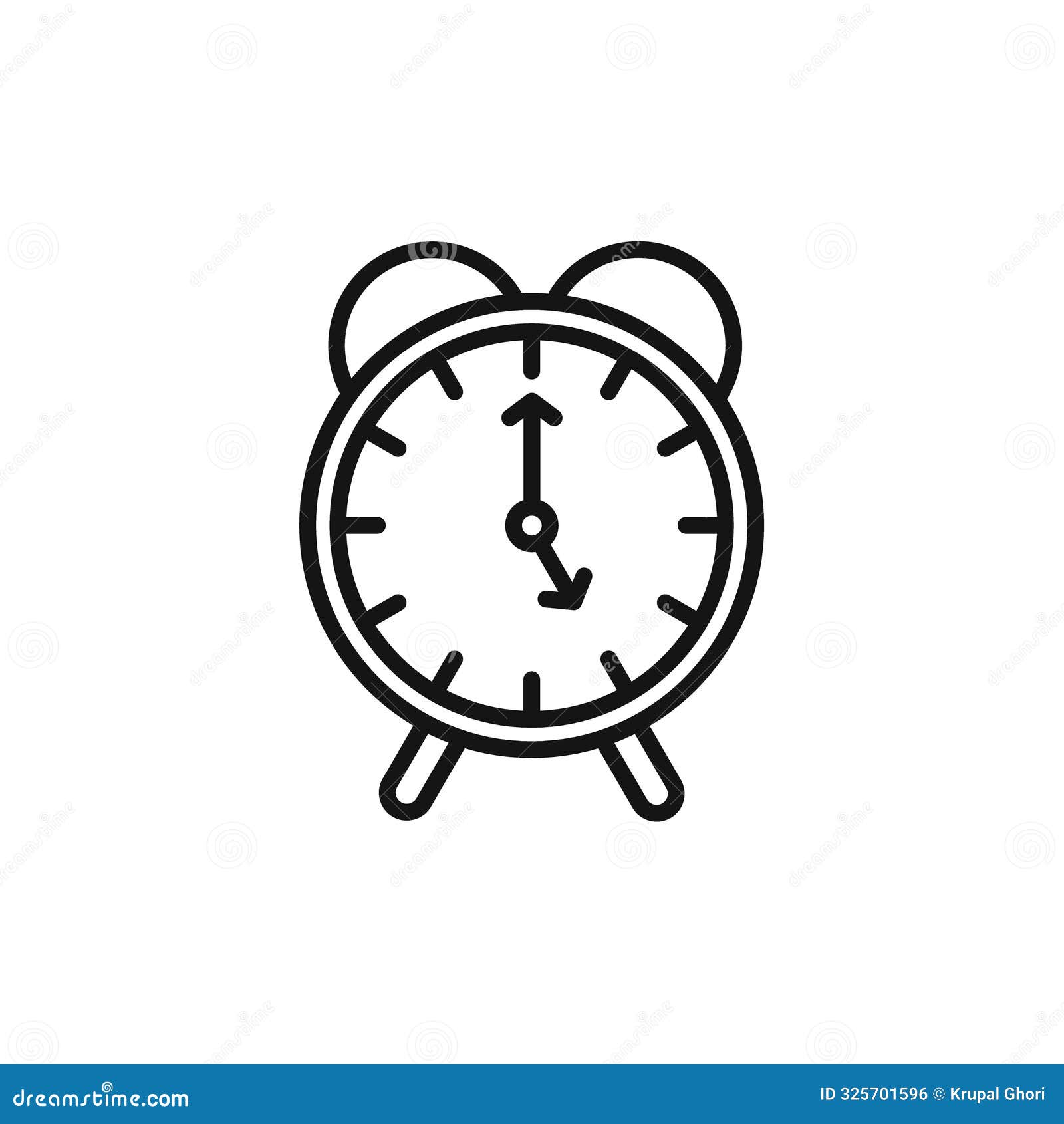 Time Clock Watch Icon Vector Set Collection for Web Stock Illustration ...