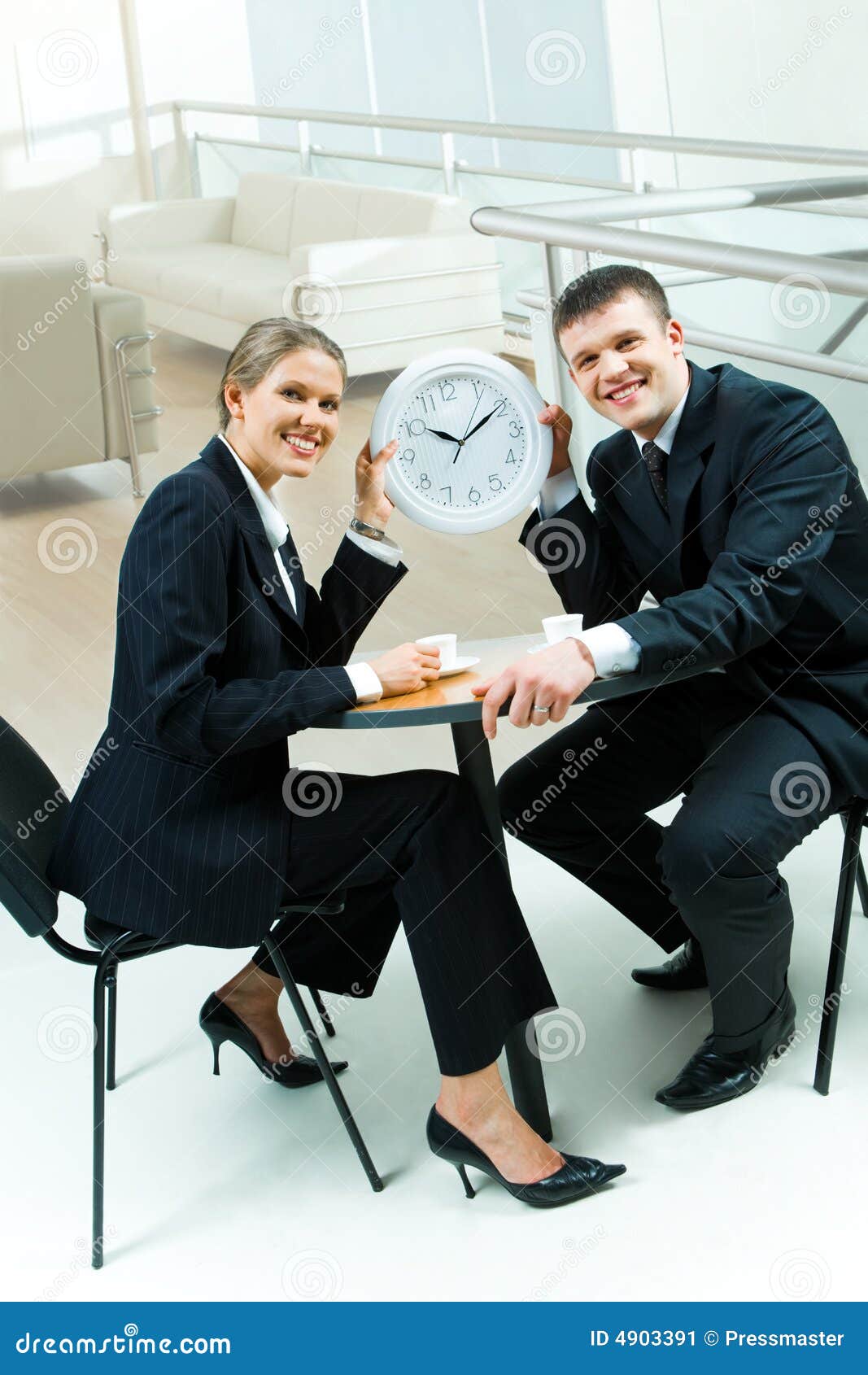 Time for coffee stock image. Image of cups, cheerful, attractive - 4903391