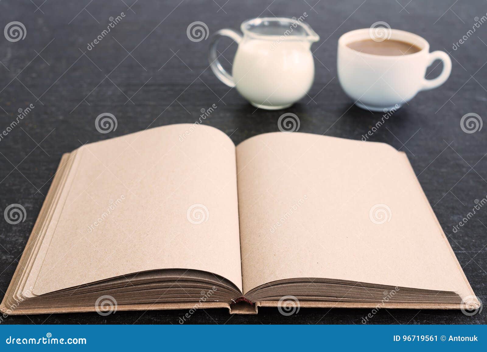 Time for coffee and diary stock image. Image of empty - 96719561