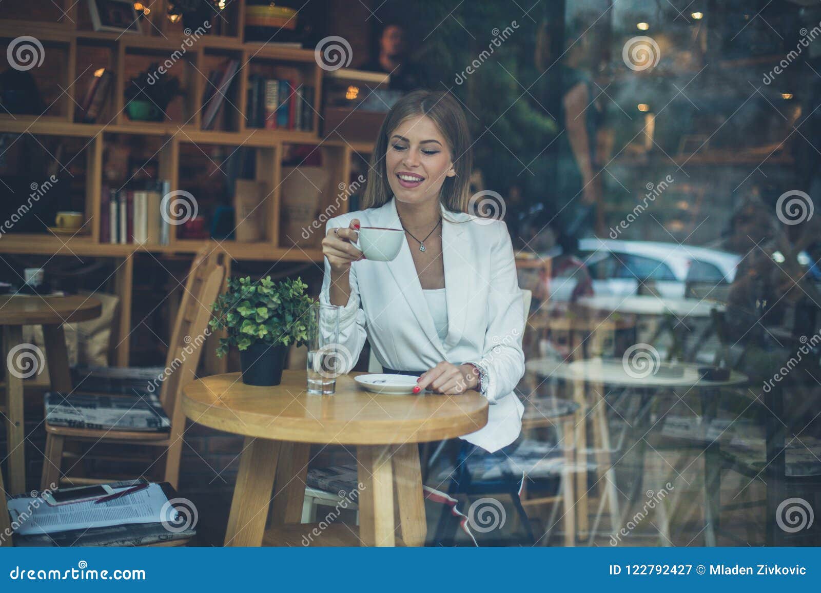 Time for coffee. stock image. Image of lifestyles, smiling - 122792427