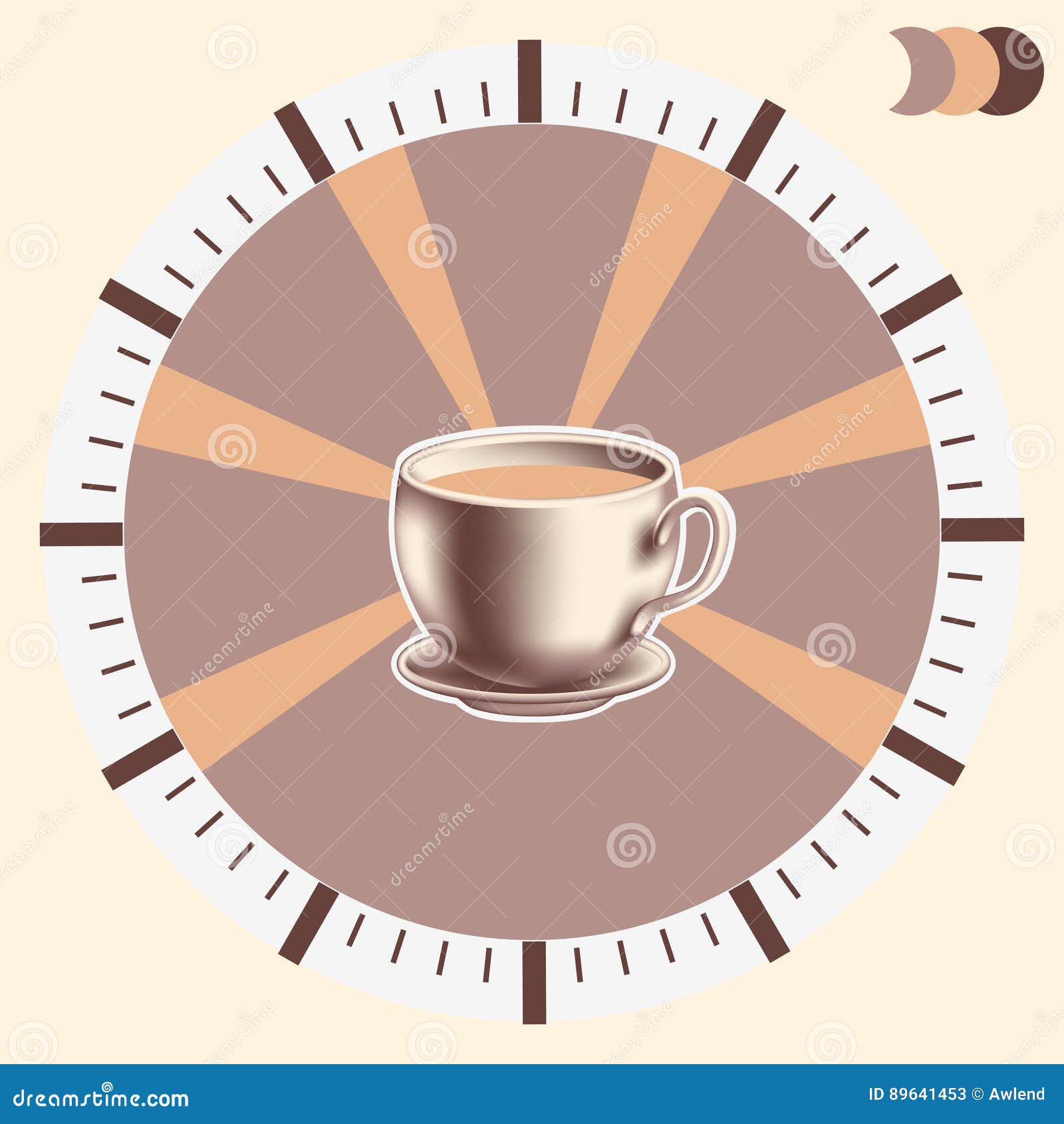 Time for Coffee Infographics. Stock Vector - Illustration of dinnerware ...