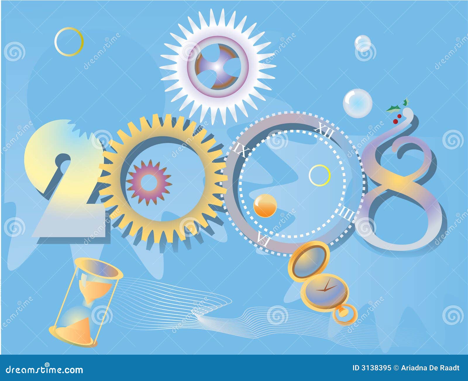 Time is coming stock vector. Illustration of vector, concepts - 3138395