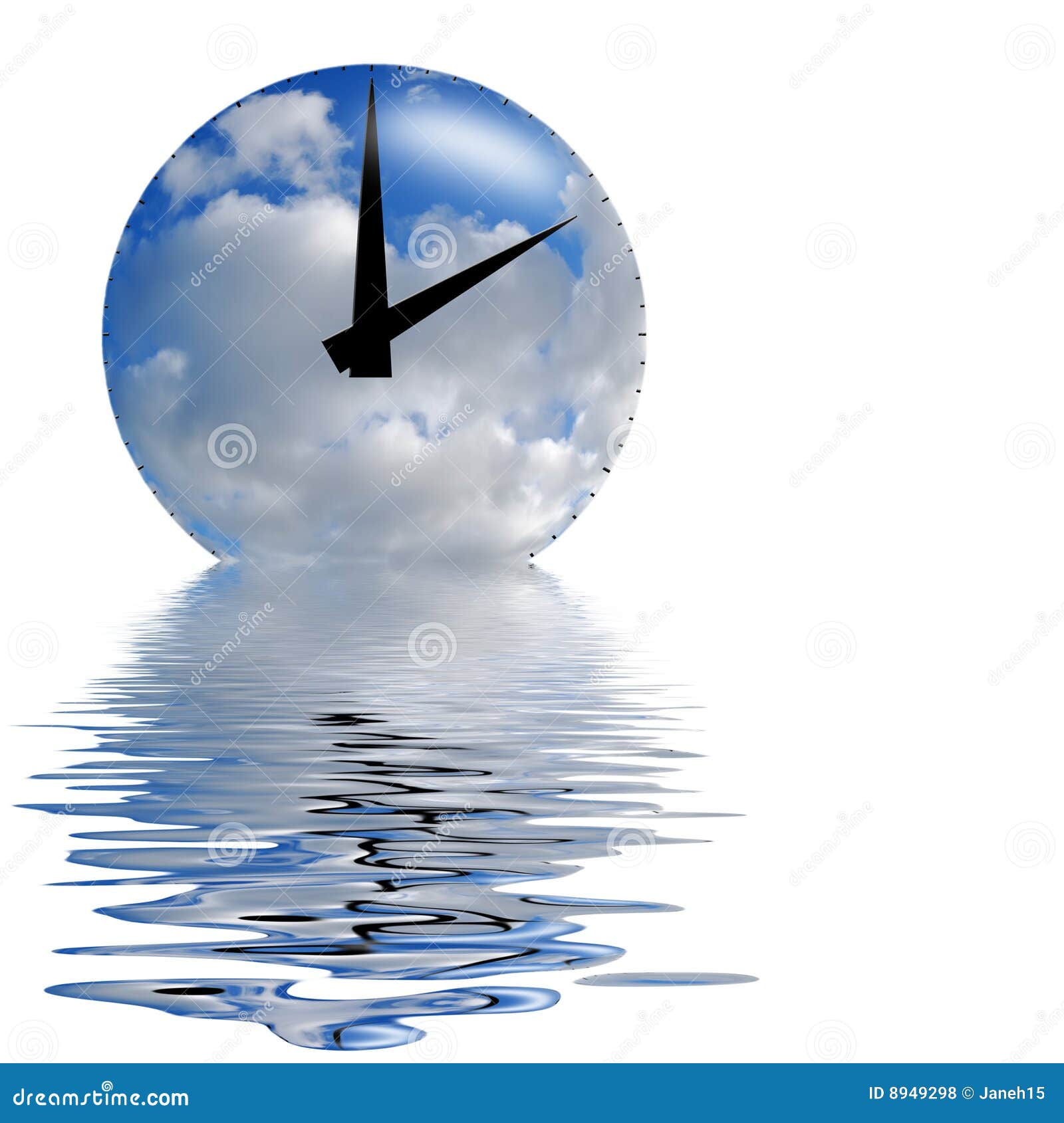 Time concept stock illustration. Illustration of twisted - 8949298