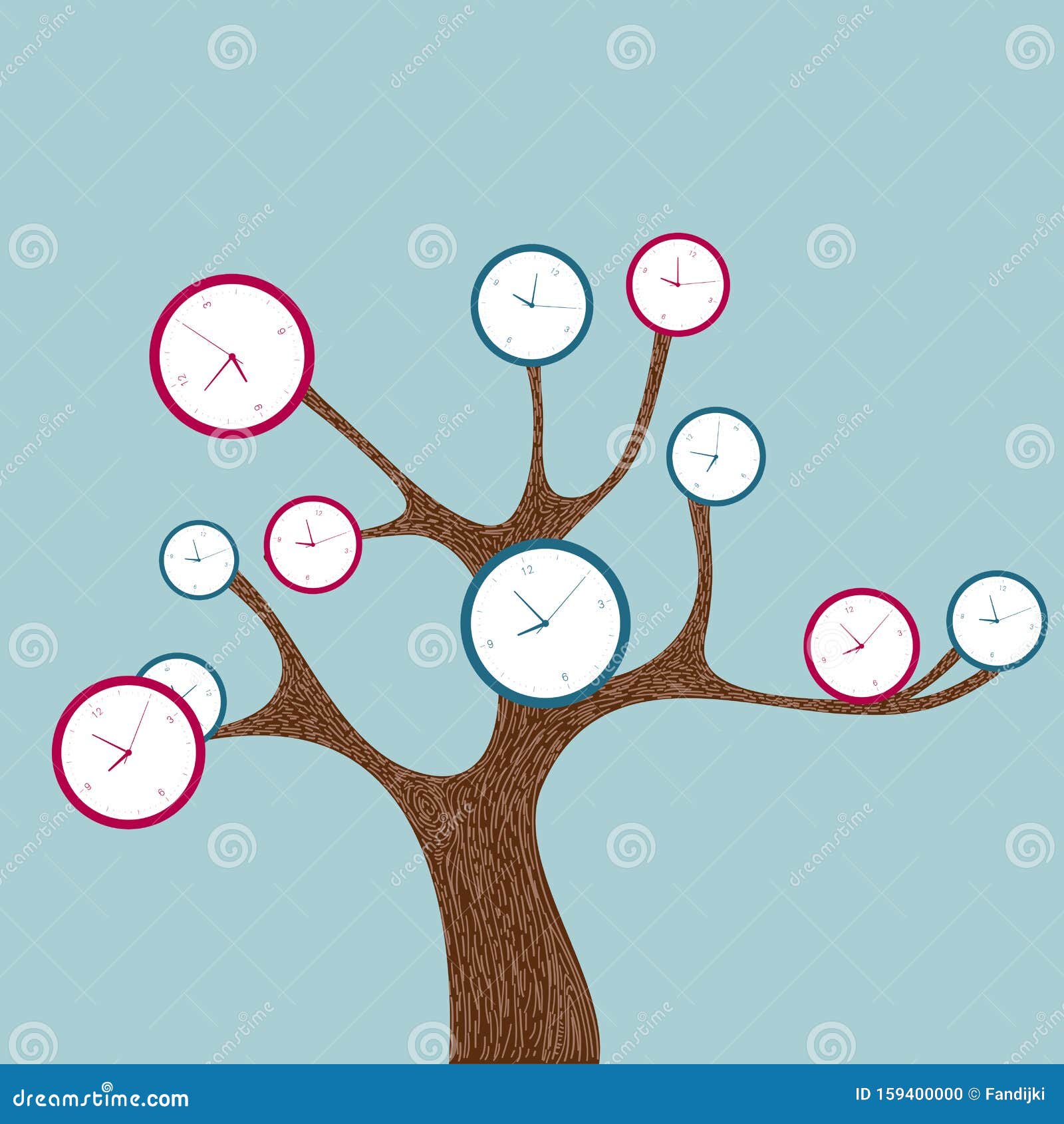 Time concept design. stock vector. Illustration of cycle - 159400000