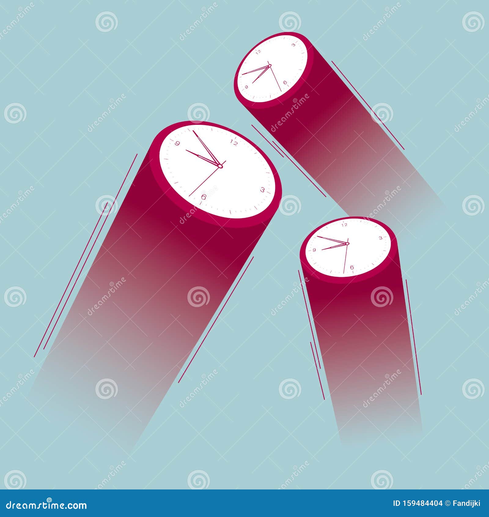 Time concept design. stock vector. Illustration of instrument - 159484404