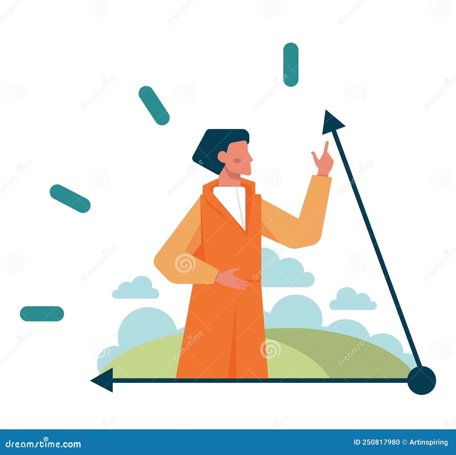 Time Concept. Time Flow, Hour Glass, Watch or Timer Measuring Stock ...