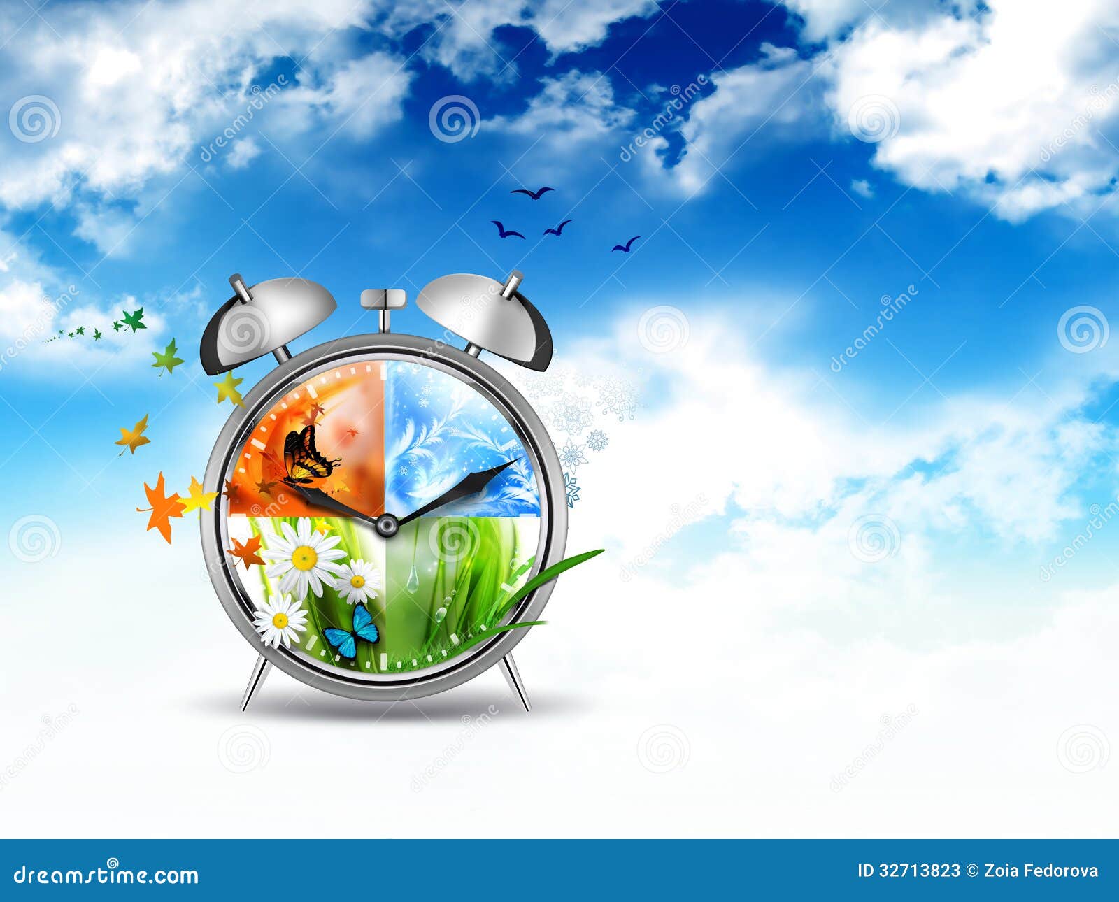 Time concept image stock illustration. Illustration of annual - 32713823