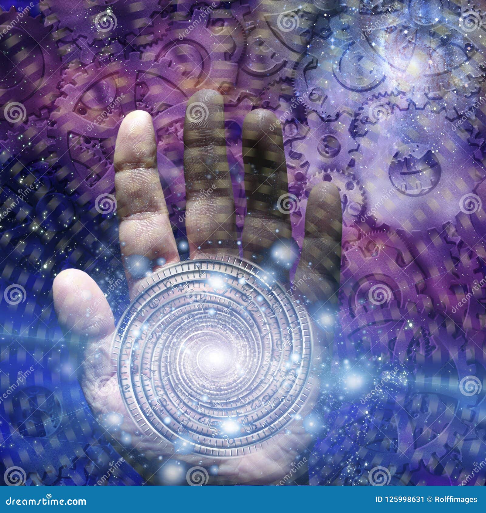 Time control stock illustration. Illustration of infinite - 125998631