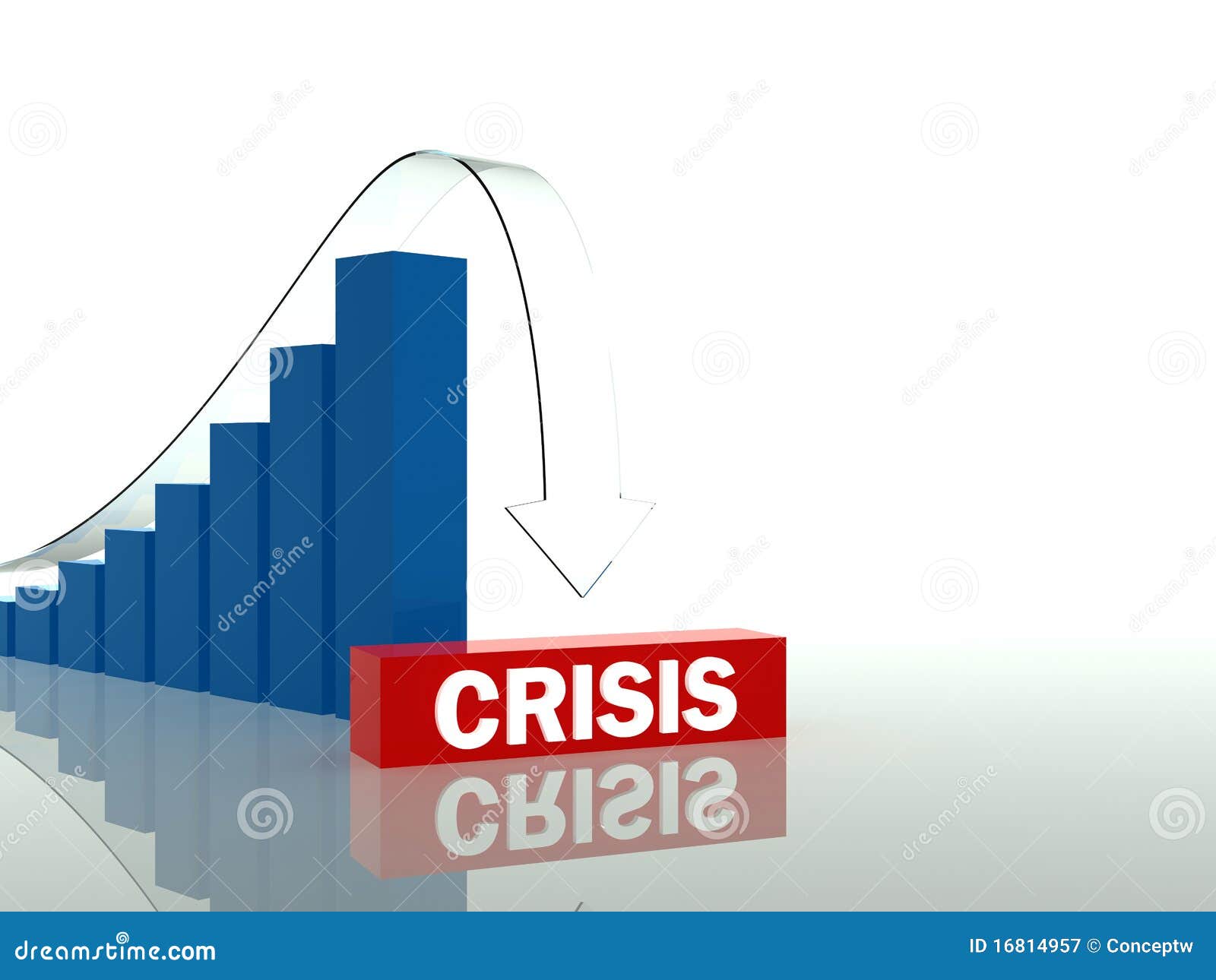 Time of crisis stock illustration. Illustration of business - 16814957
