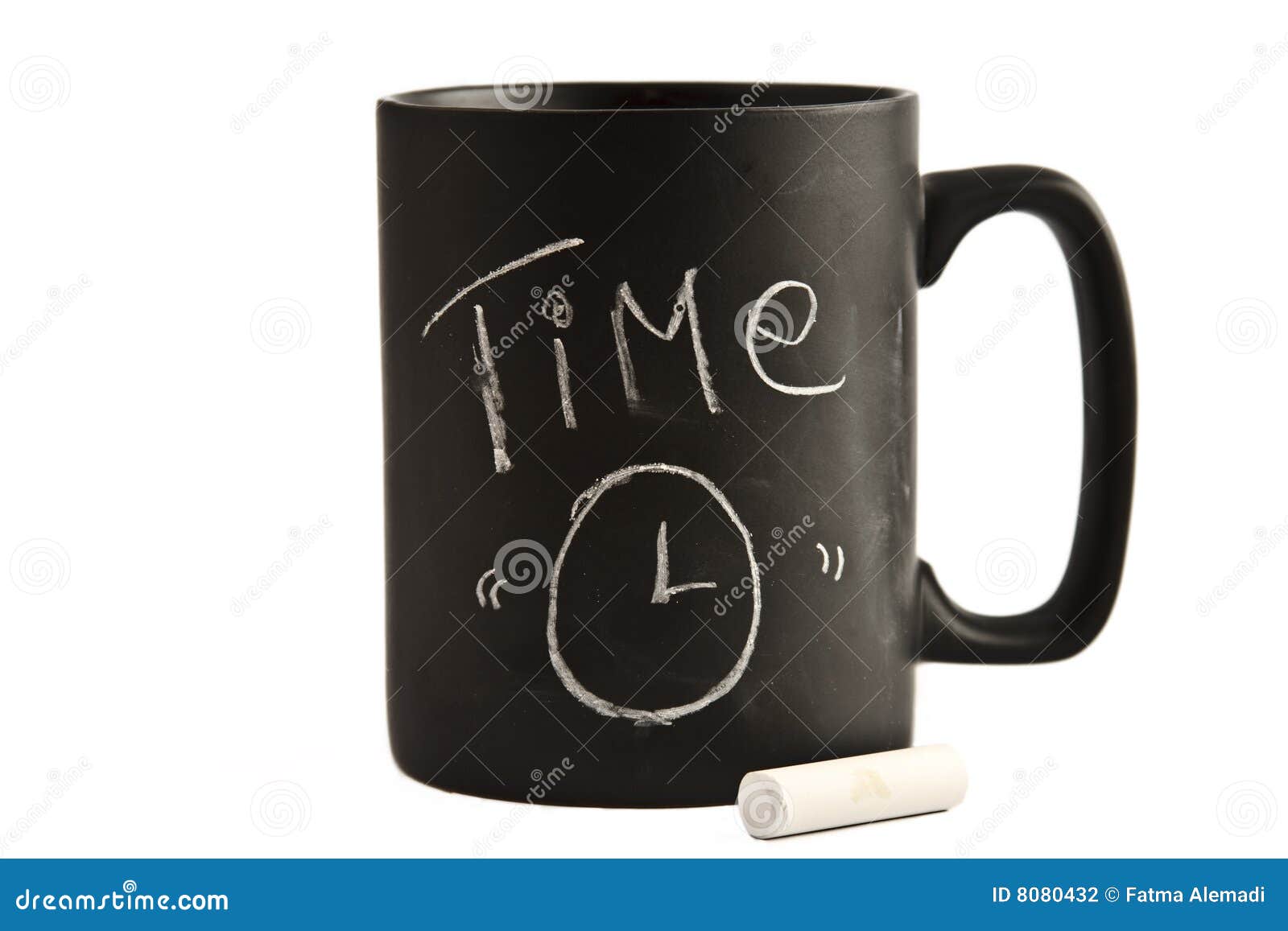 Time cup stock photo. Image of clock, alarm, write, white - 8080432